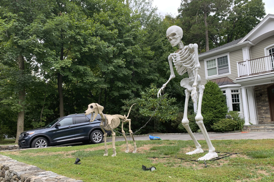 Halloween superfans see the culture catching up to them. (A 12-foot ...